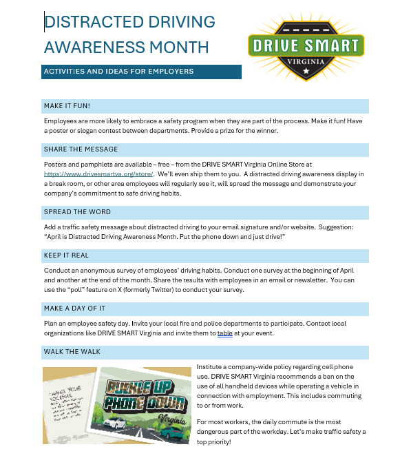Toolkits - DRIVE SMART Virginia
